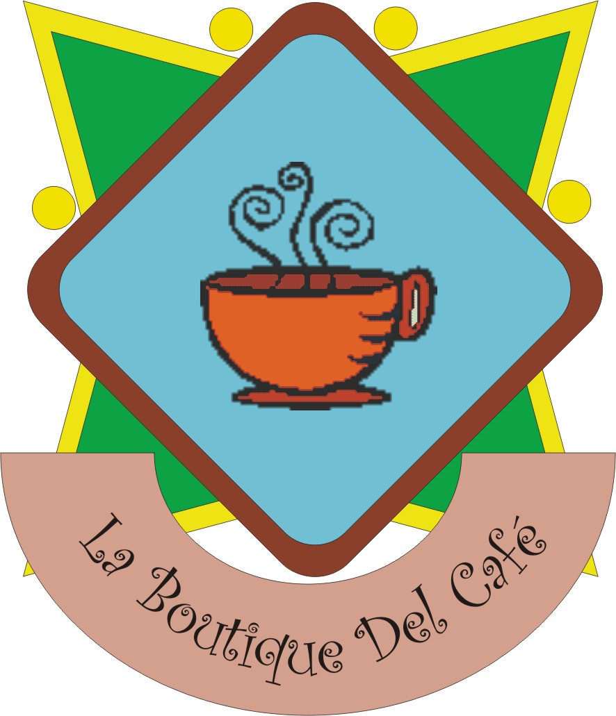 bloc personal: practico logo cafe, en corel