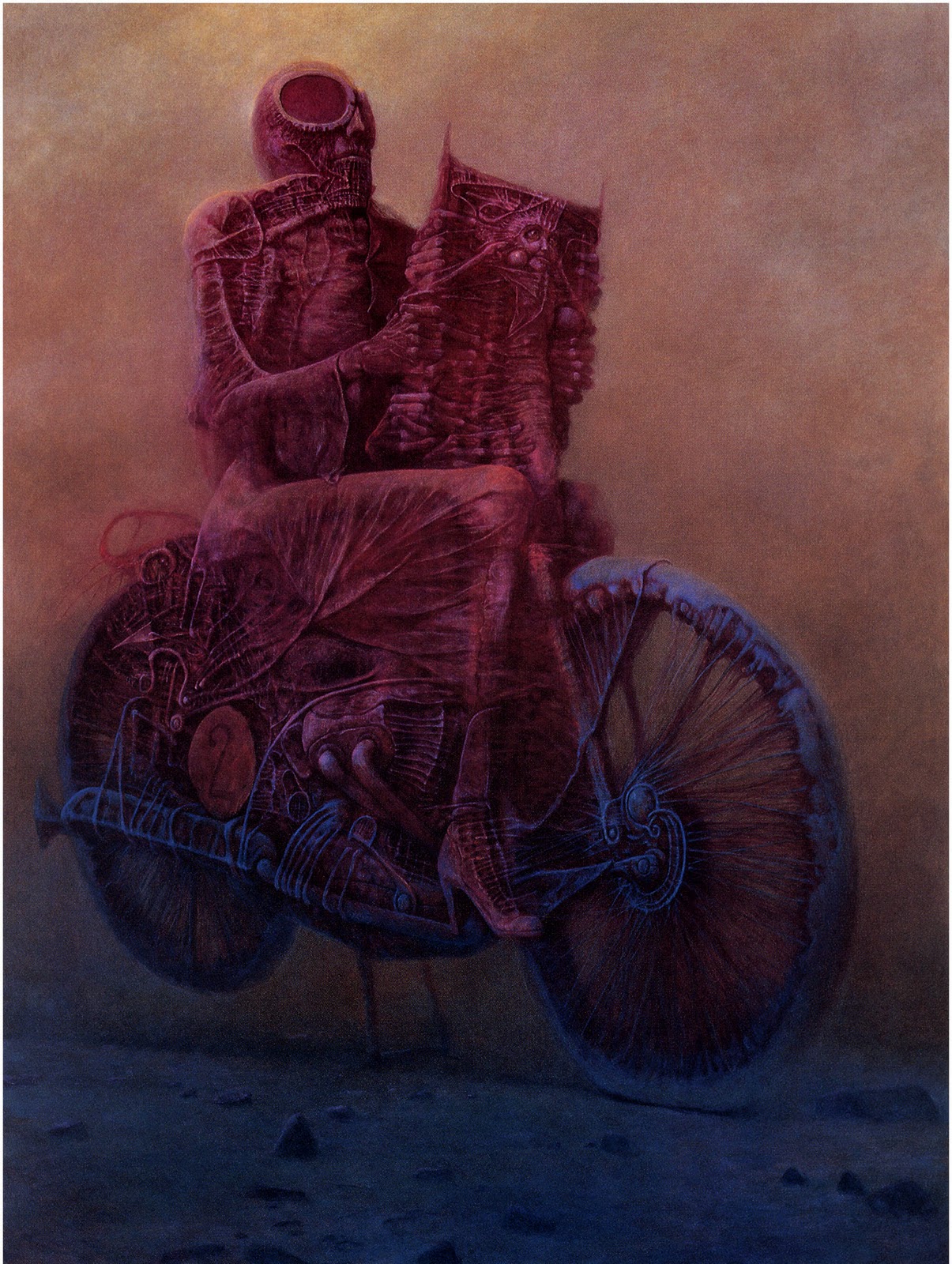 Zdzislaw Beksinski Gallery: Best Beksinski's works from 1986 - 1988