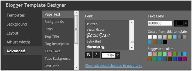 Today's Fabulous Finds: New Fonts in Blogger