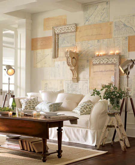 Southern Eclectic: Pottery Barn Inspired Wall