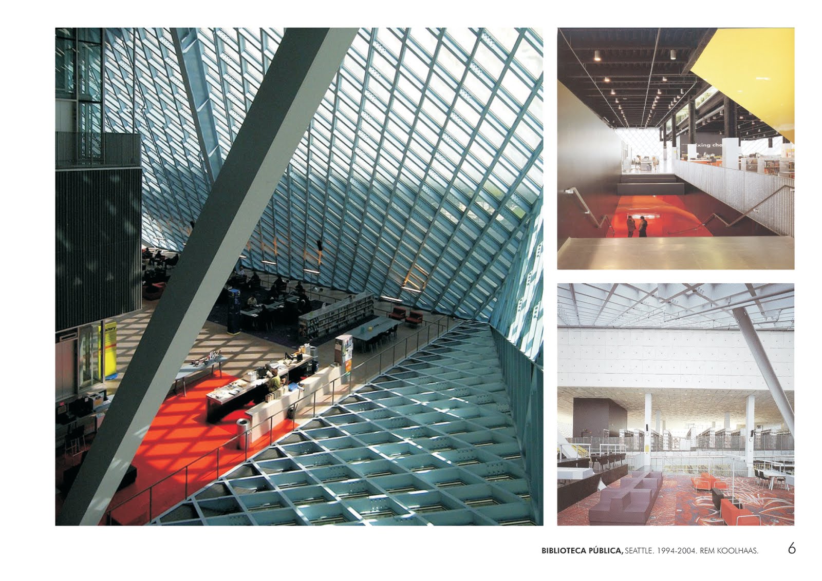 Arqbibliotecas: BIBLIOTECA PÚBLICA, SEATTLE. 1994-2004. REM KOOLHAAS.