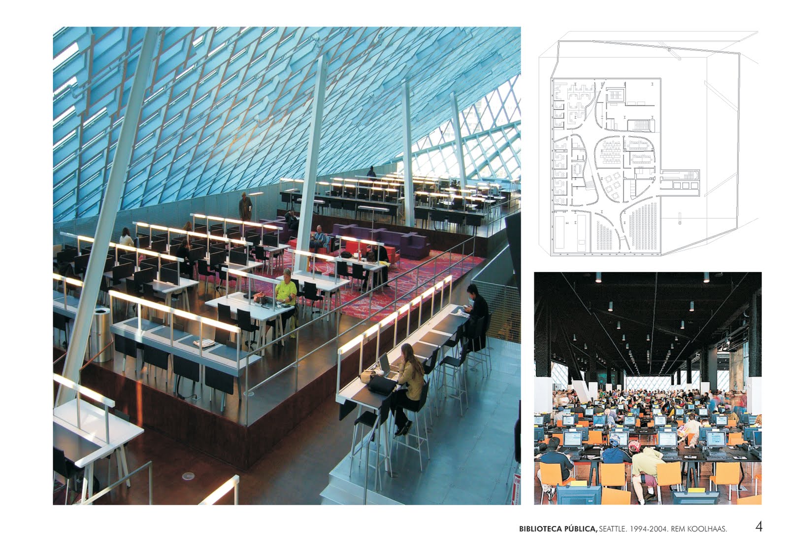 Arqbibliotecas: BIBLIOTECA PÚBLICA, SEATTLE. 1994-2004. REM KOOLHAAS.