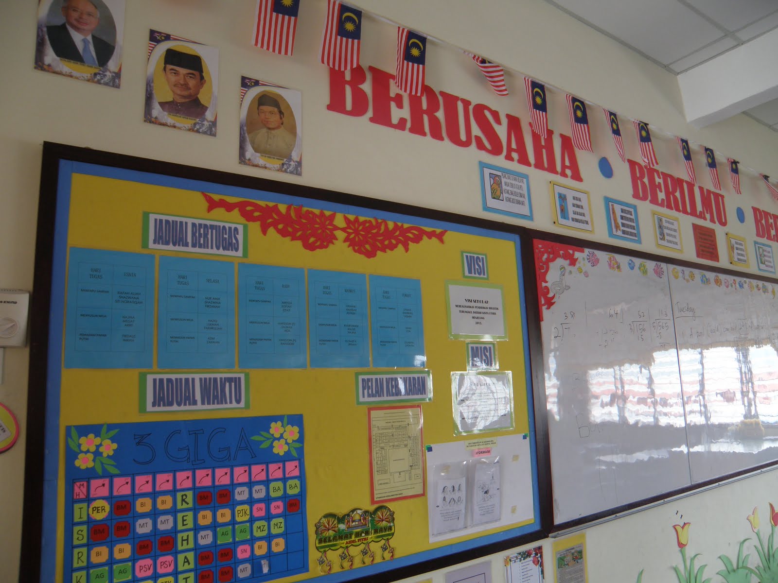 PSS SK Pakatan Jaya: Sudut-sudut menarik di dalam bilik darjah