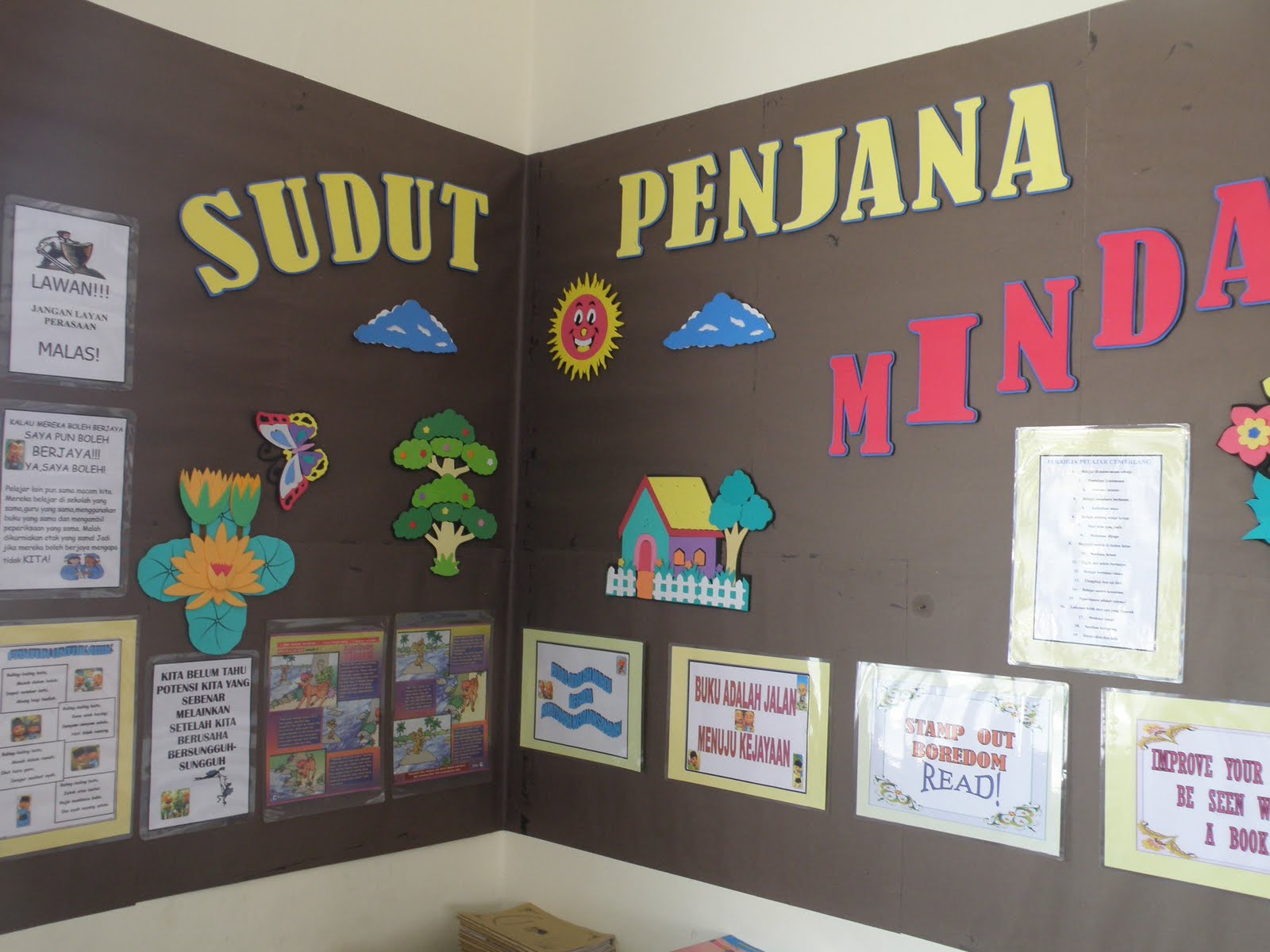 PSS SK Pakatan Jaya: Sudut-sudut menarik di dalam bilik darjah