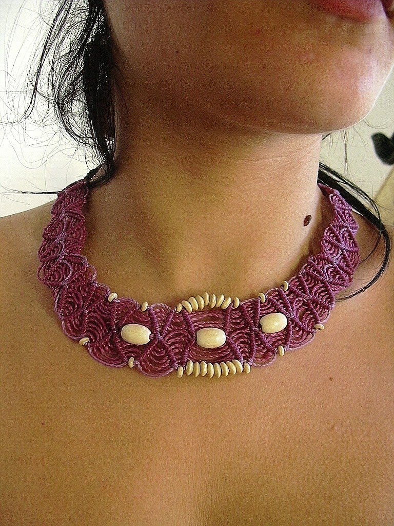 Artesanía Macramé: Collares