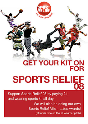 Jesse Williams Design: Sports Relief Poster