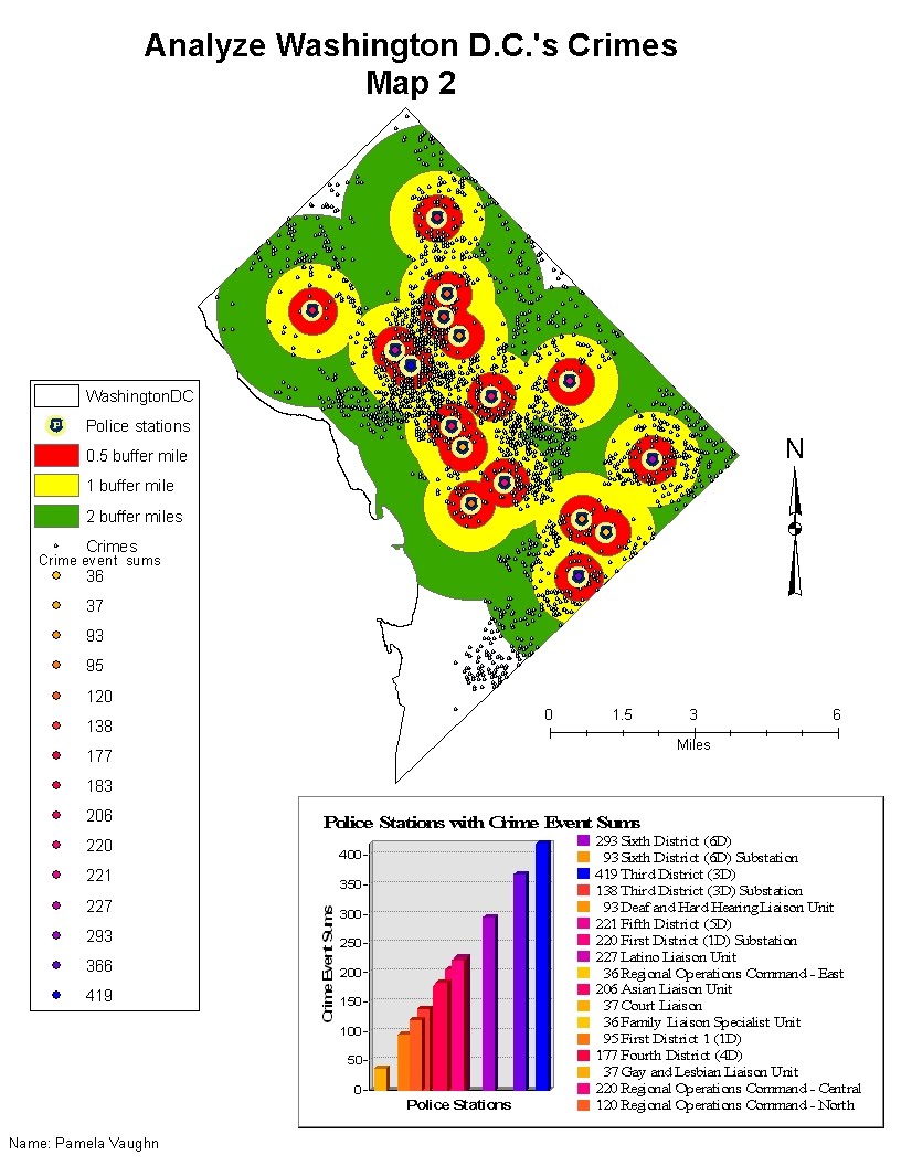 Pam's GIS Maps: Week 8 : Washington D.C.'s Crime Analysis for Year 2000