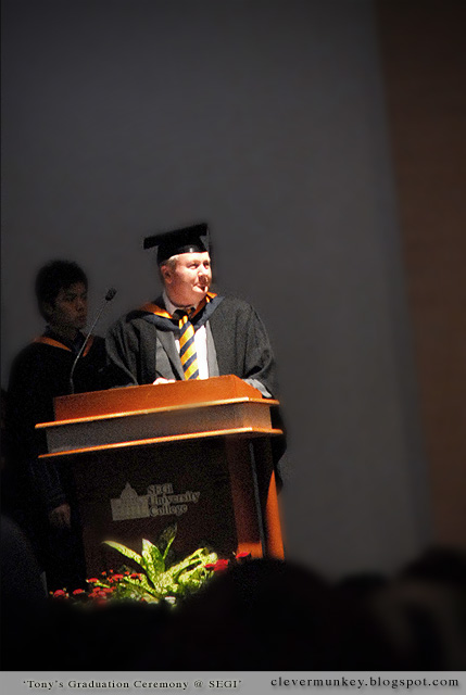 Tony's Graduation Ceremony at SEGI University College