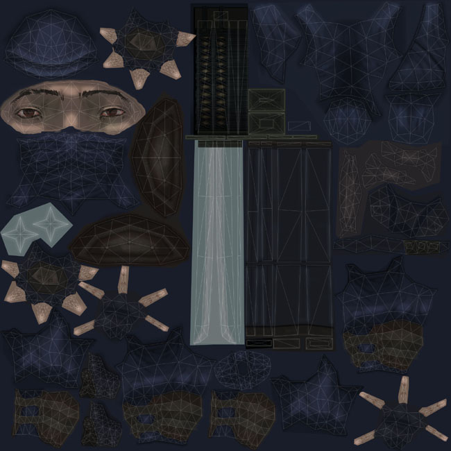 Ninja Post #7 Texture Mapping | Deranged Scratchings
