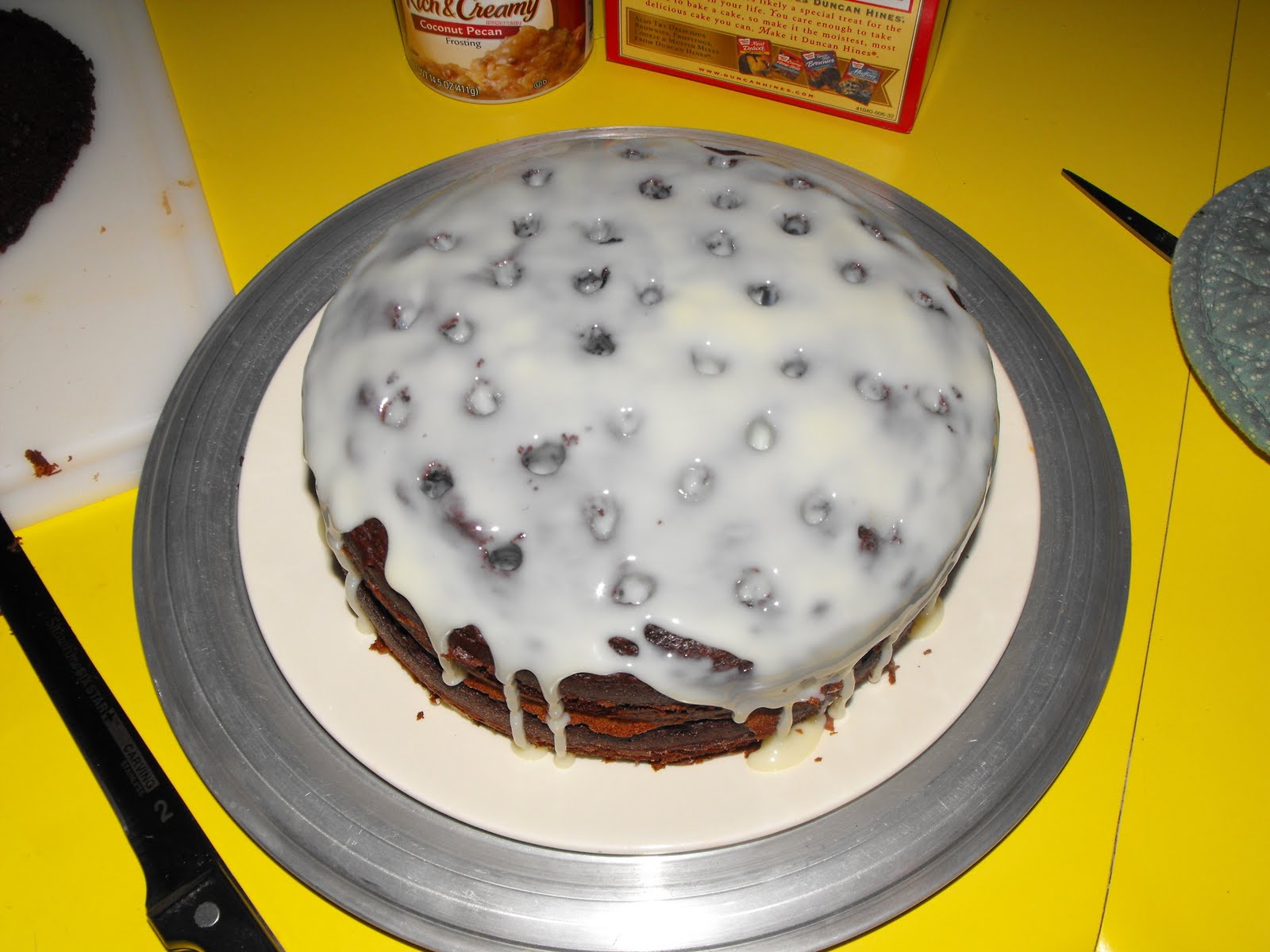 And Baby Makes Three!: Tater Tot Casserole and German Chocolate cake