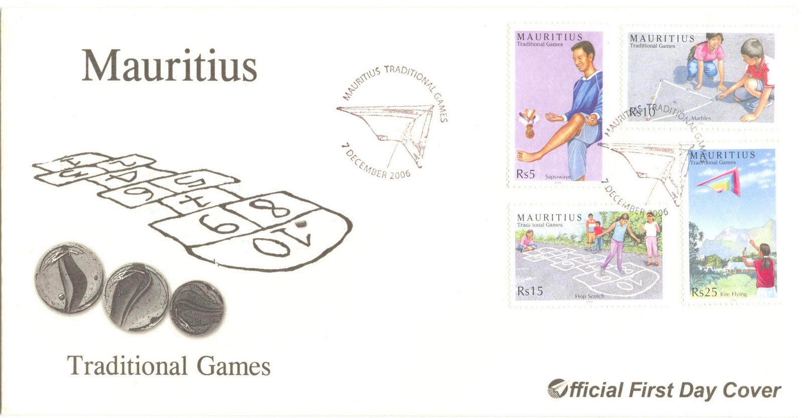 Mauritian Philatelic Blog: Traditional Games