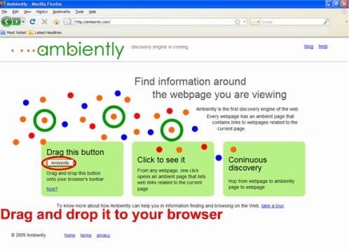 Living Online: Ambiently, A Web Discovary Engine