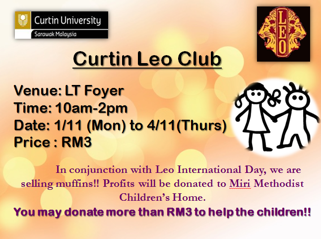 Leo Club of Curtin University: Leo Charity Sale