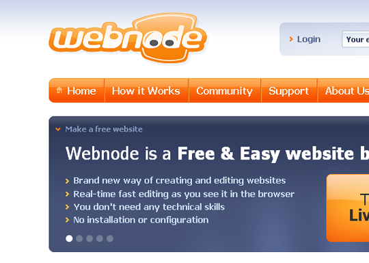 Tips to Create a free website through webnode