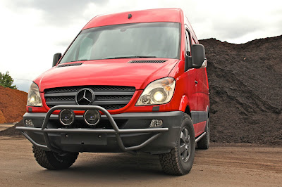 Outsidevan: Custom Sprinter light bars