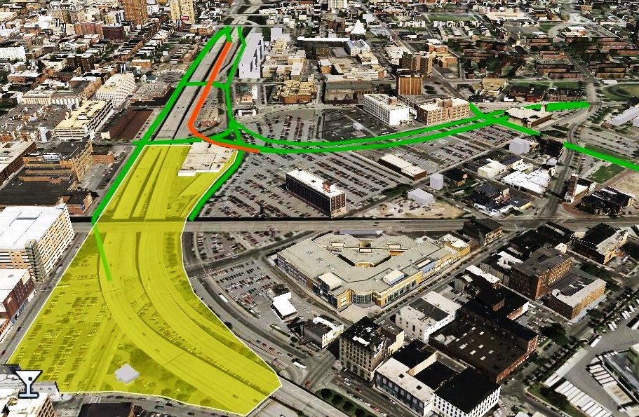 Baltimore InnerSpace: Jones Falls Expressway