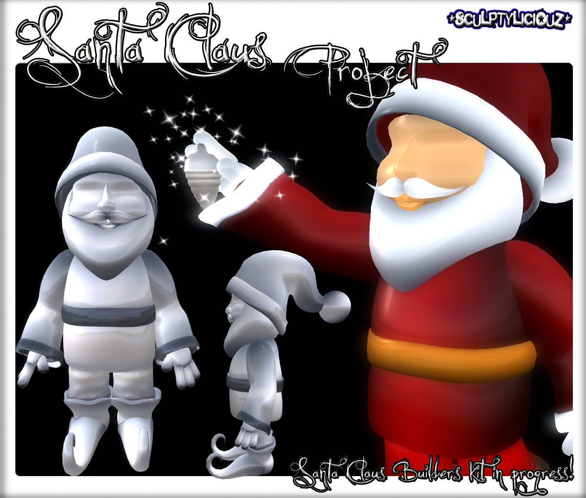 SculptyliciouZ Builders Kits: Santa Claus Project