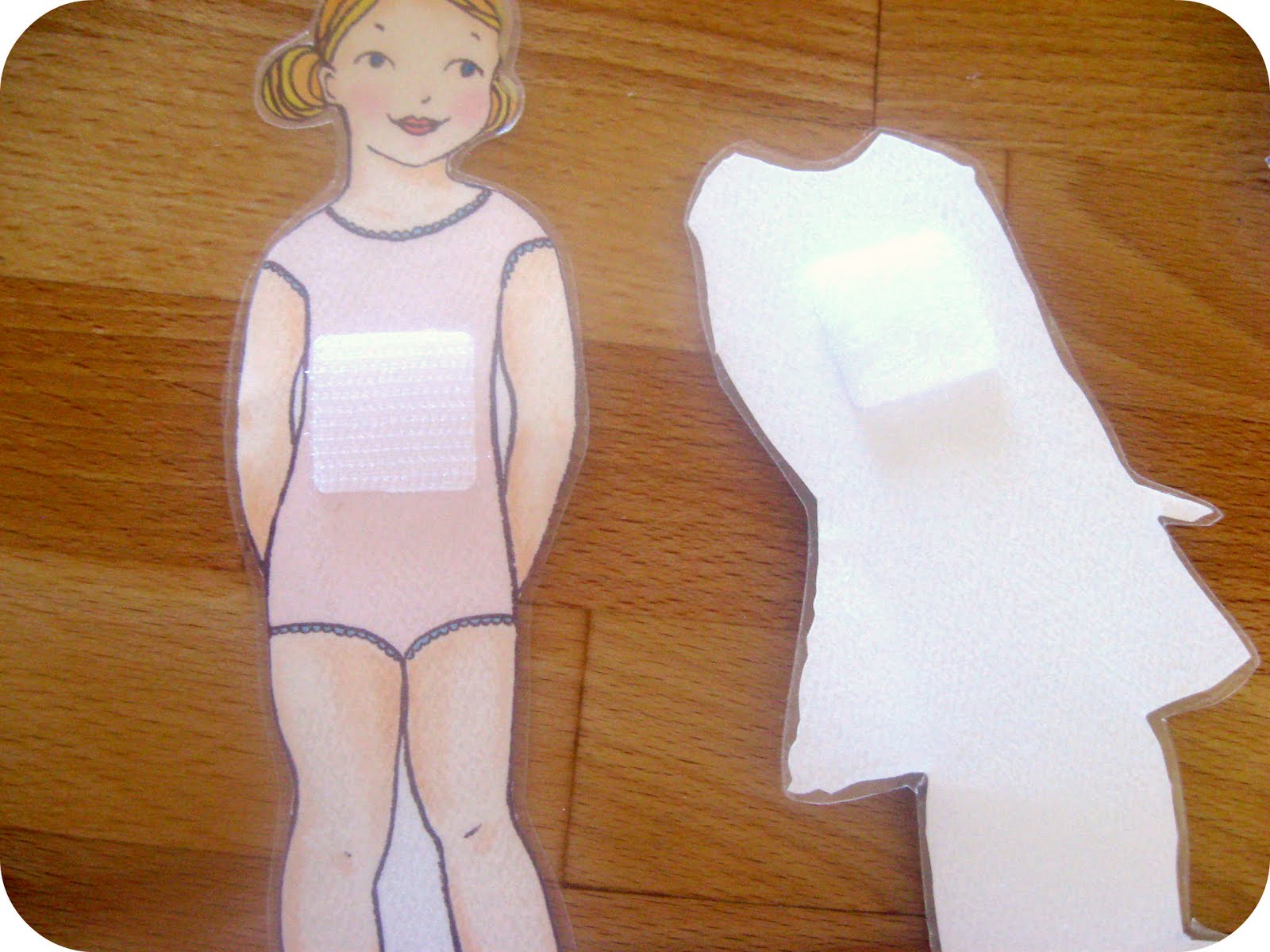 Tutorial: How to Laminate and Add Velcro or Magnets to Your Doll - Lily ...