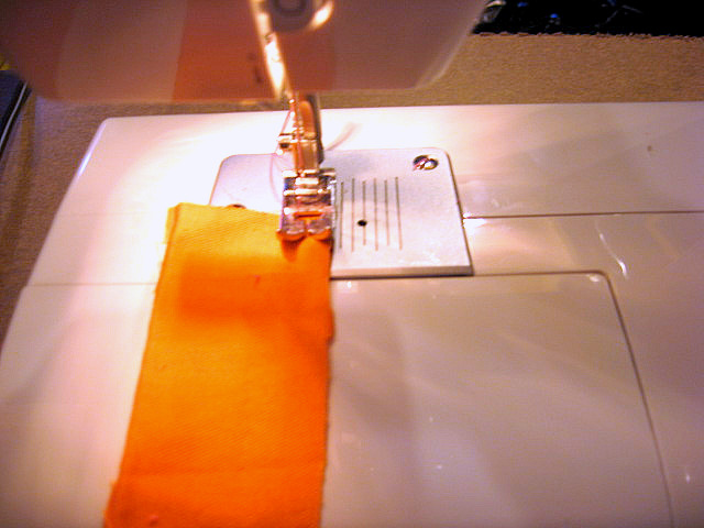 Straight stitch around each strip. Now realize that instead of saving ...