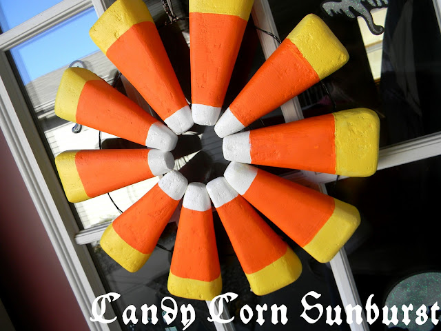 Candy Corn Sunburst