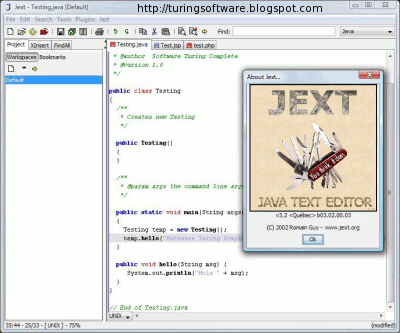 Software Turing Complete: ¿Qué es Jext? un editor políglota moderno o ...