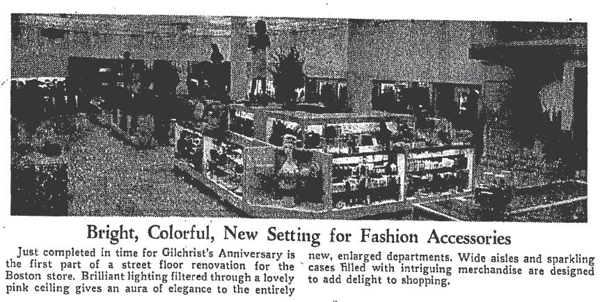 Shopping Days In Retro Boston: A Bit More of Gilchrist's from 1965