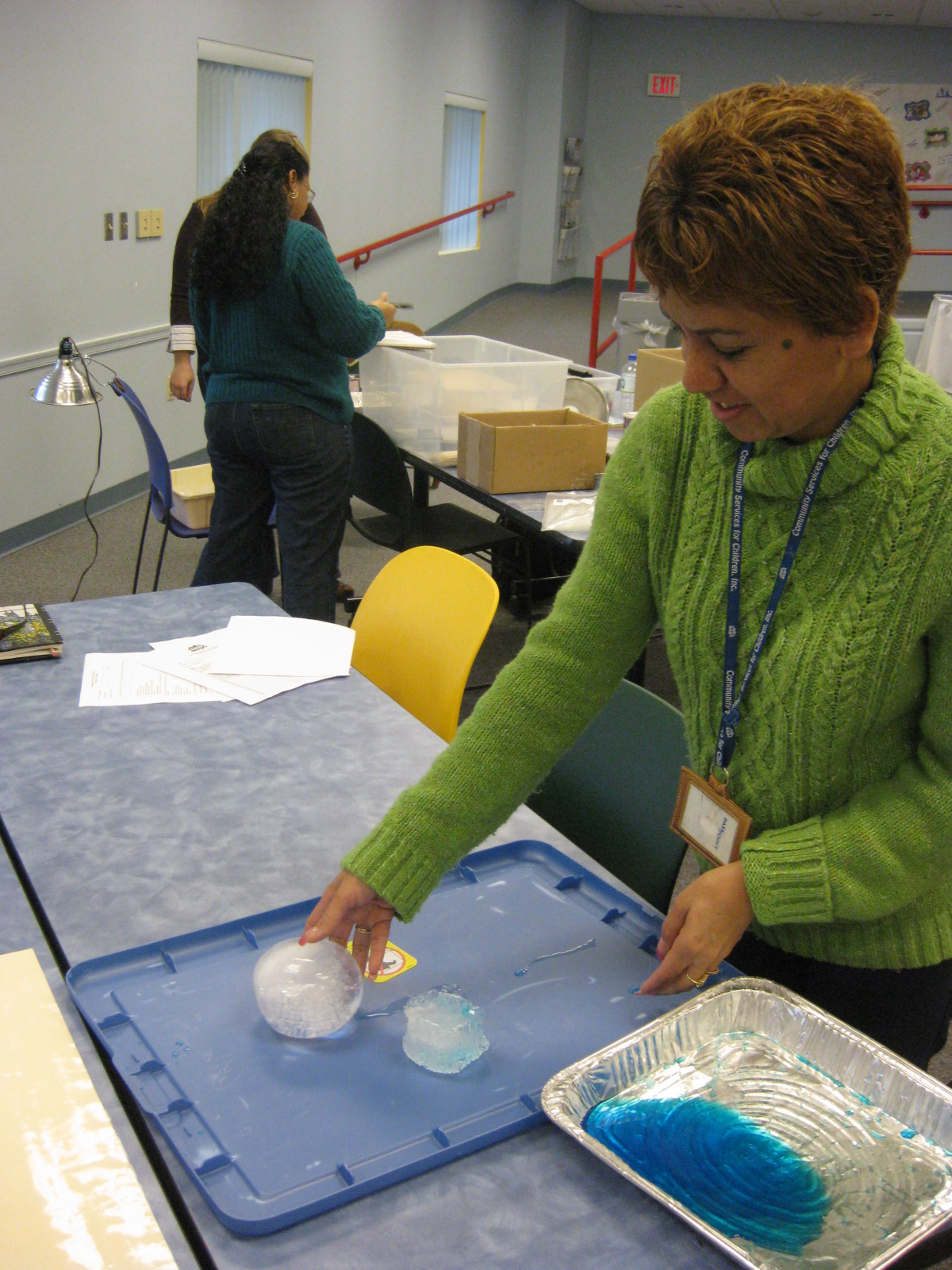 IMLS PreK Science: Ice balloons