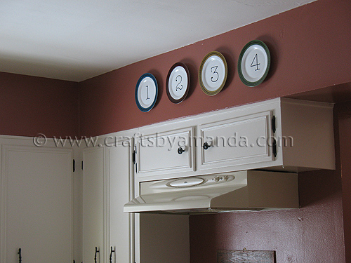 Numbered Plates - Crafts by Amanda