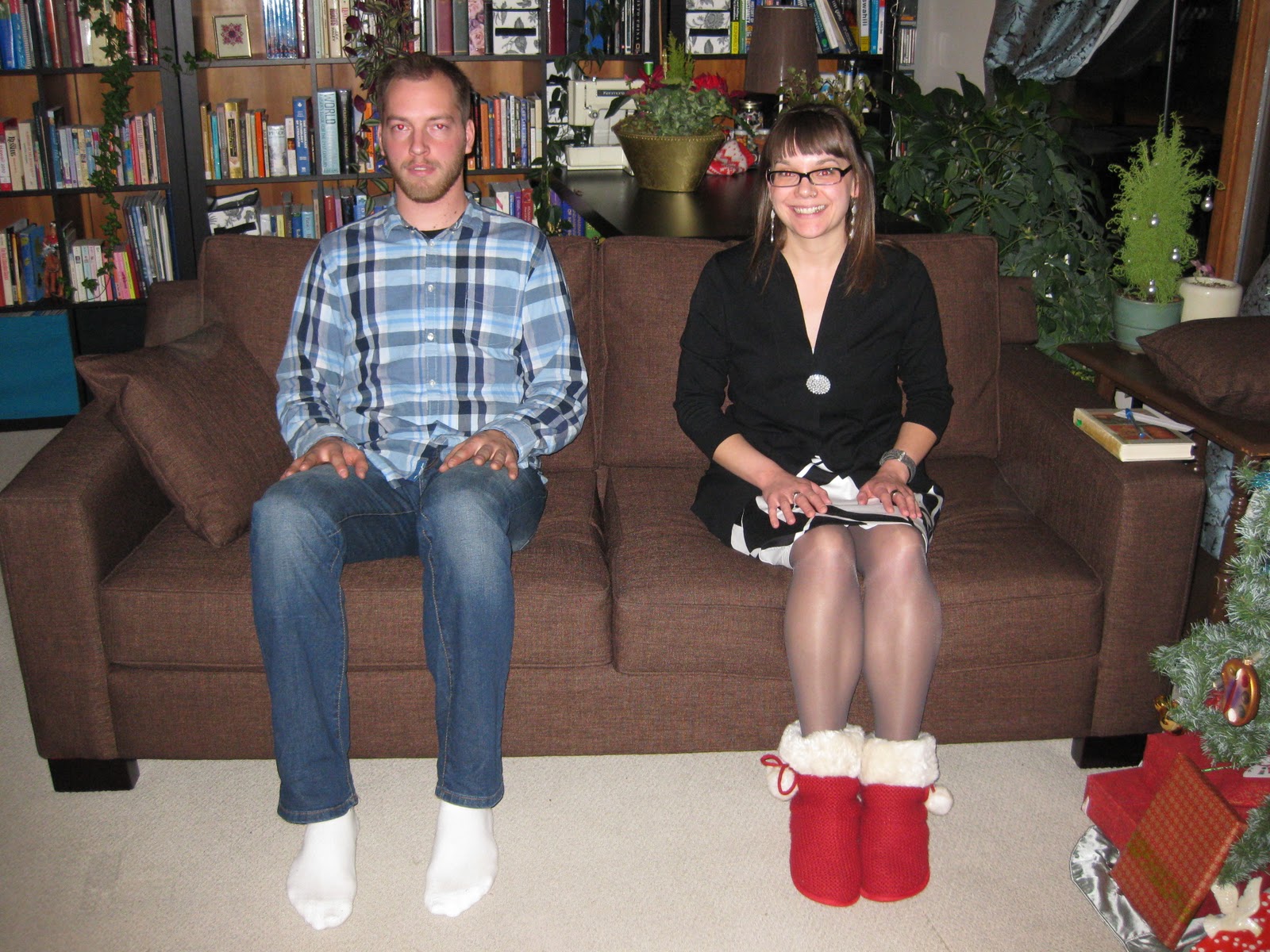Downtown Chesterfield After Dinner Party Couch Sitting
