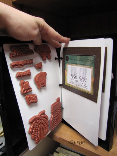 CRAFTY STORAGE: Katie's Rubber stamps