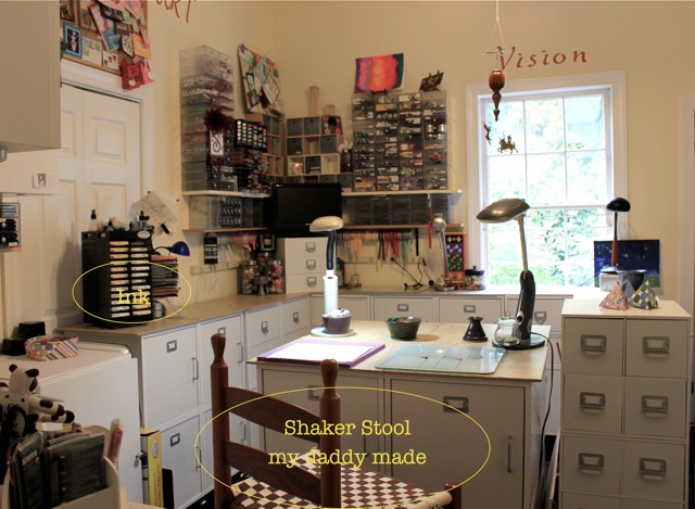CRAFTY STORAGE: Suzanne's Stamping room