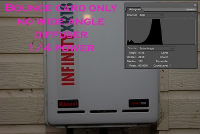 Best of the photography forums - tutorials: Flash : bounce card and ...