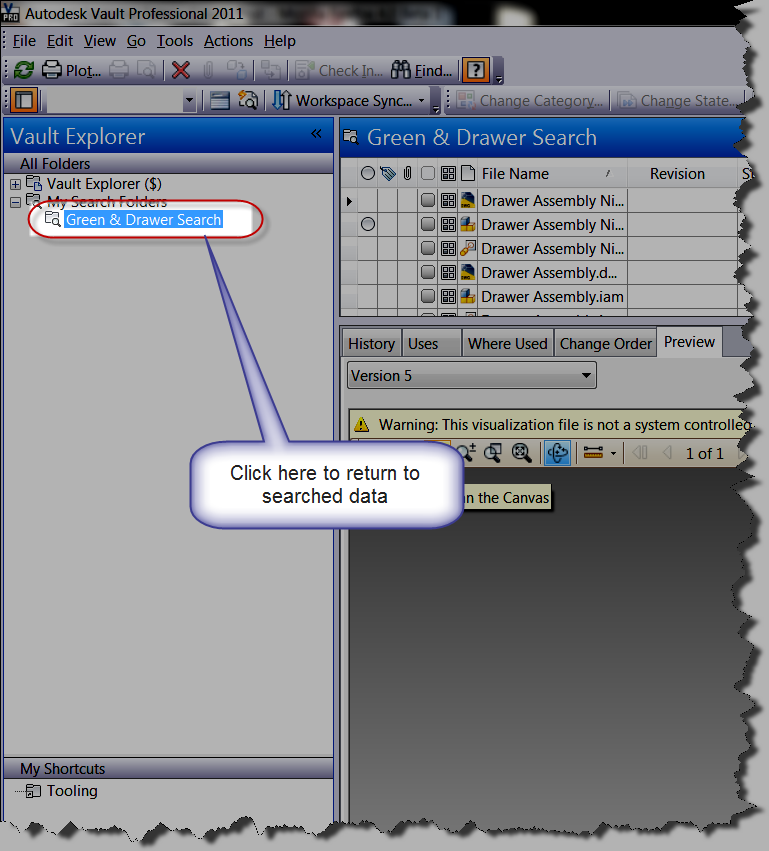 Now the search is saved.