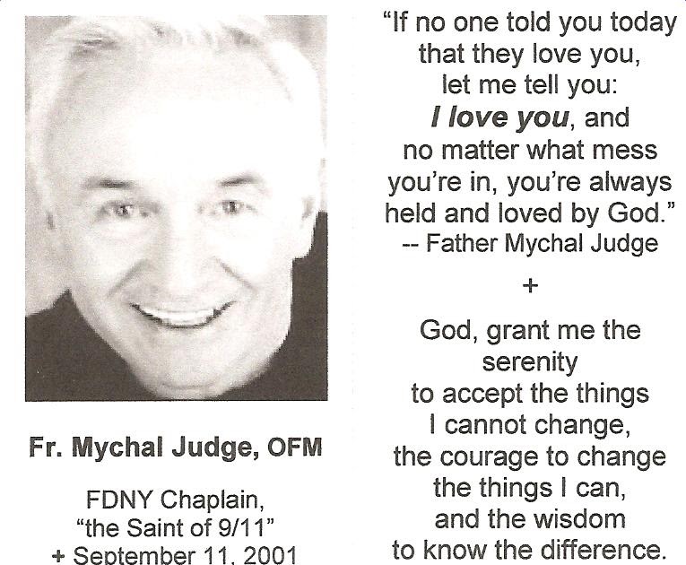 Saint Mychal Judge: Prayers + Prayer Cards
