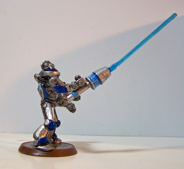 Soundwarp's Space: Knight Time (customized Heroscape figure)