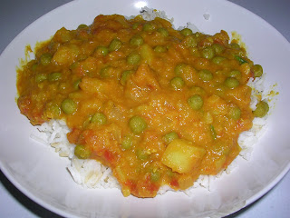 ...Morgans Menu...: Lentil, Potato and Pea Curry