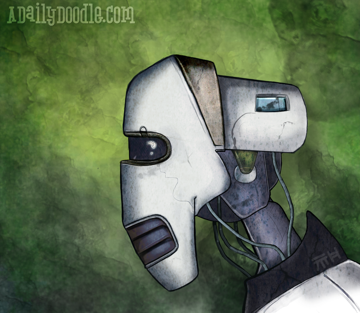 A Daily Doodle: Robot Profile 3