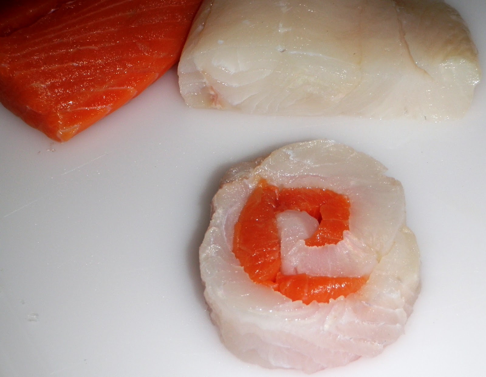 Sandra's Alaska Recipes: SANDRA'S HALIBUT and KING SALMON PINWHEELS ...