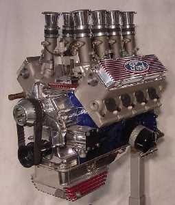 Y-block Ford powered T-bucket: Weslake Ford Y-Block Engine