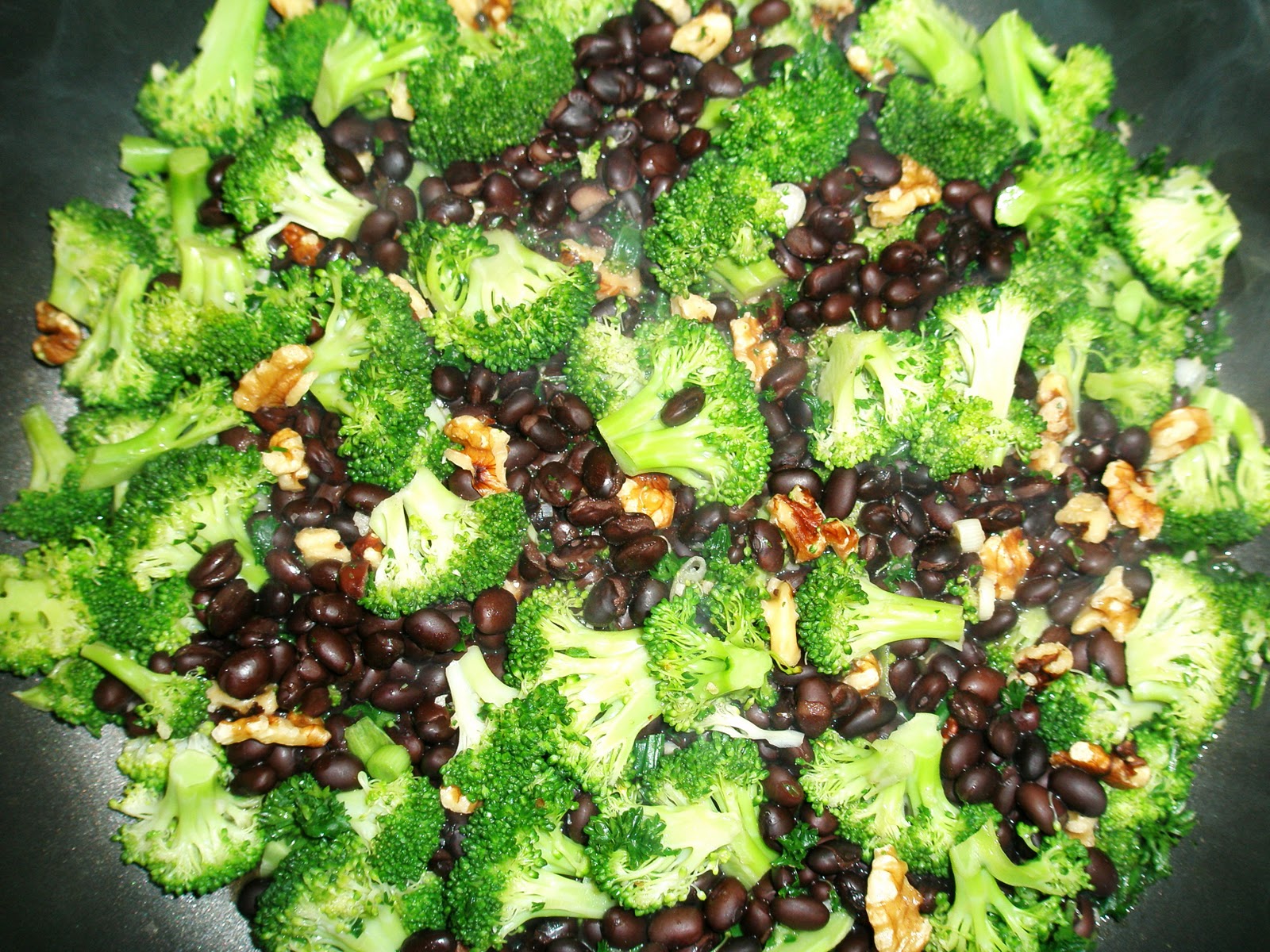 My Adventures Testing 1000 Vegan Recipes: Broccoli with Black Beans and ...