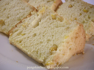 Peng's Kitchen: Sweet Corn Chiffon