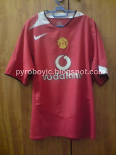 My Jersey Collection: Manchester United 2004-2006 Home Jersey