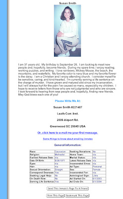 Crime, Mystery & Mayhem: INFAMOUS MURDERS - SUSAN SMITH