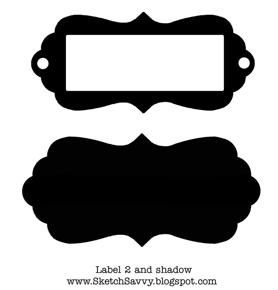 sketch savvy: Sketch #40 and label cut file