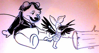 Comics and Sketches by Noah Ginex: Edgar Allan Pooh