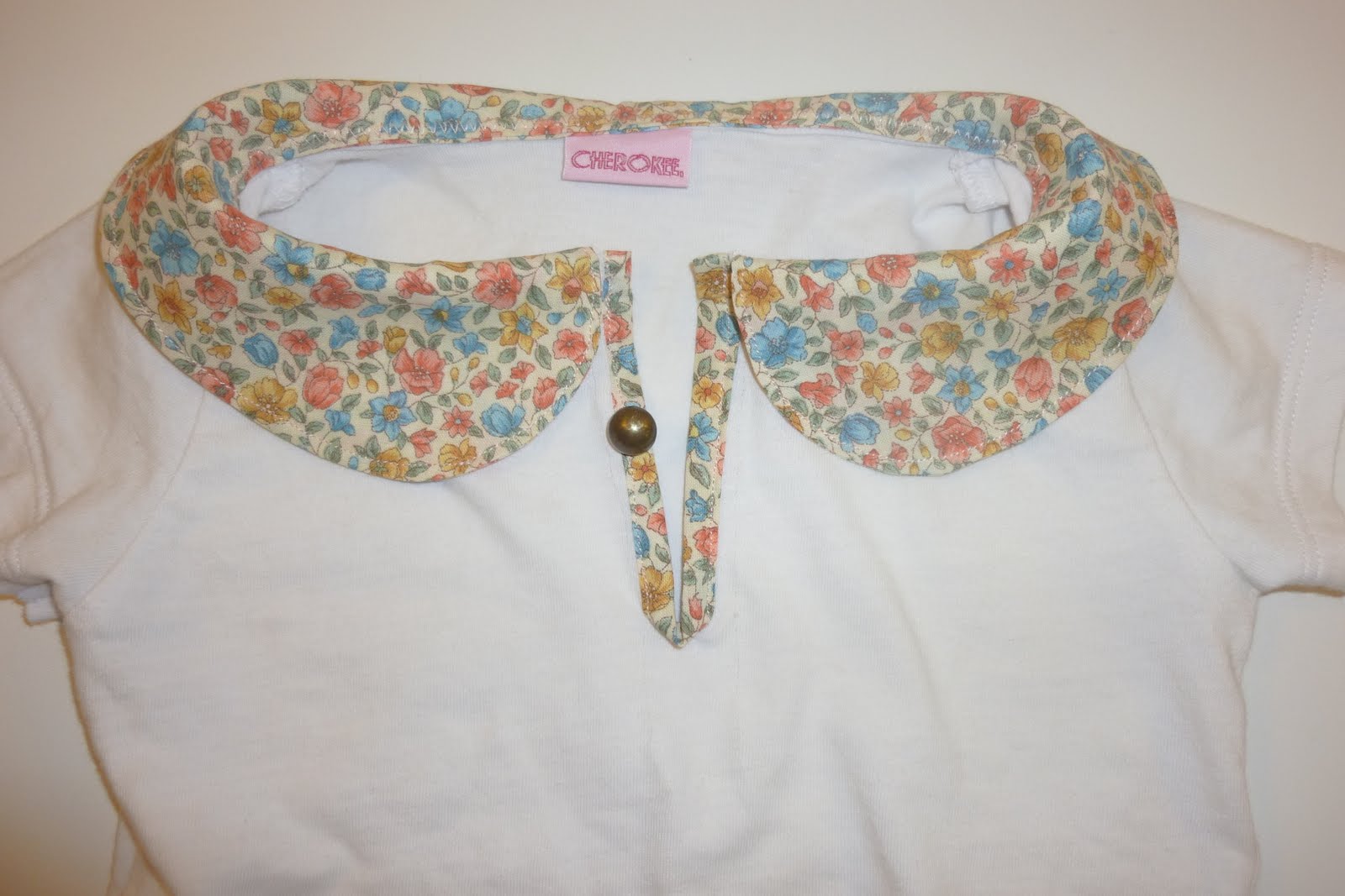 sugarmouse: Preppy pan collar makeover....A tutorial, eeek.!