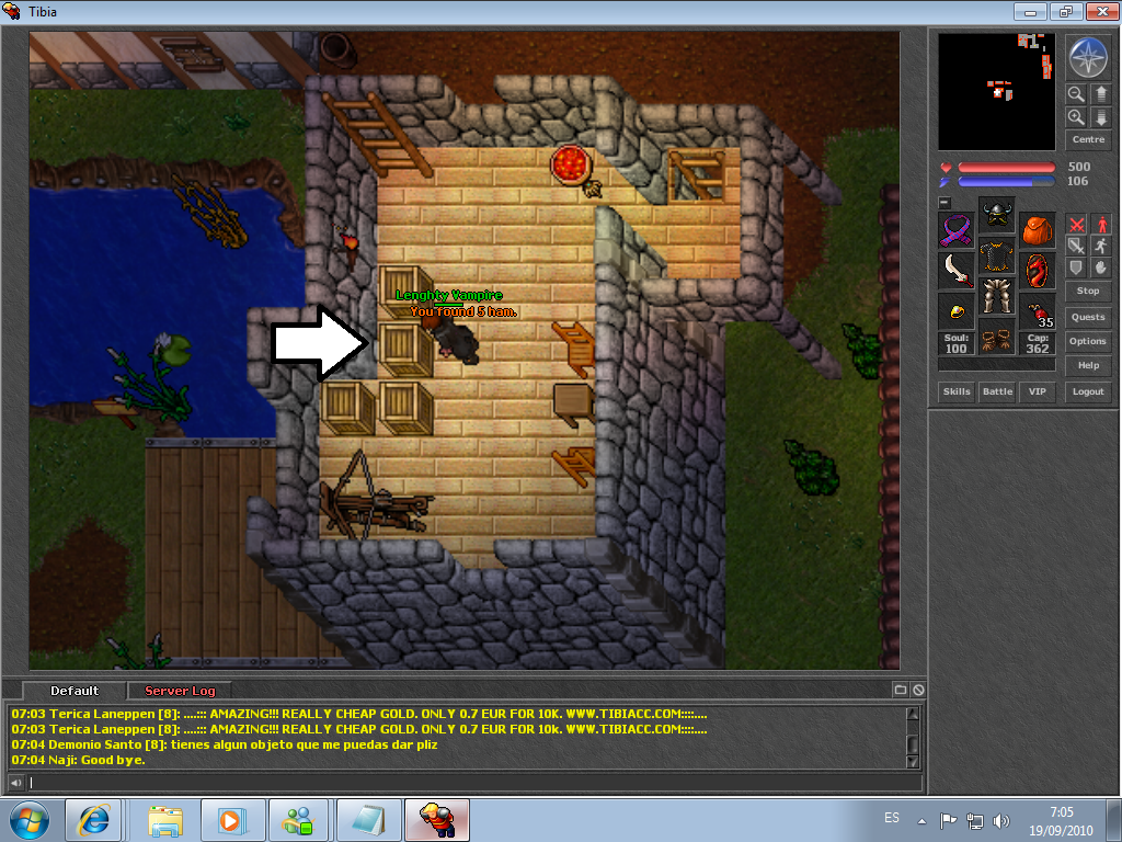 Lenghty Vampire: Box Of Secrets - Tibia