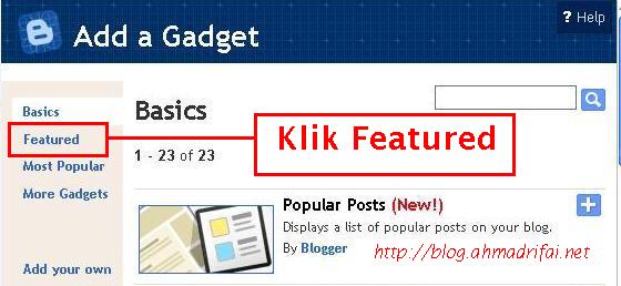 Story , Expression, Etc ......... :D :D :D: Membuat Recent Posts ...