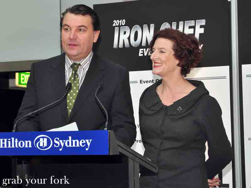 Iron Chef Chen Kenichi and Iron Chef Hiroyuki Sakai serve up dinner in ...