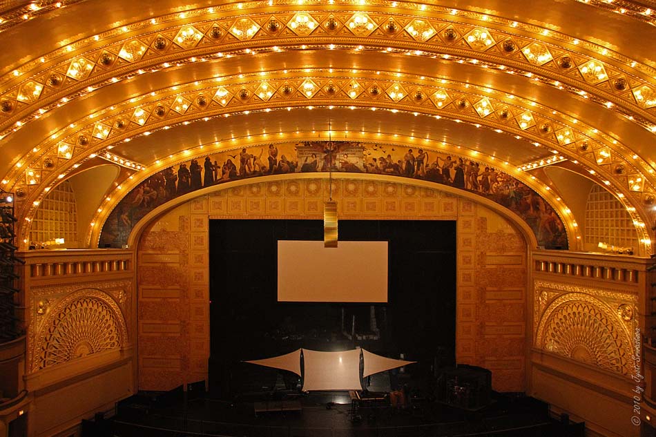 Chicago - Architecture & Cityscape: Auditorium Theater: Gold Leaf ...